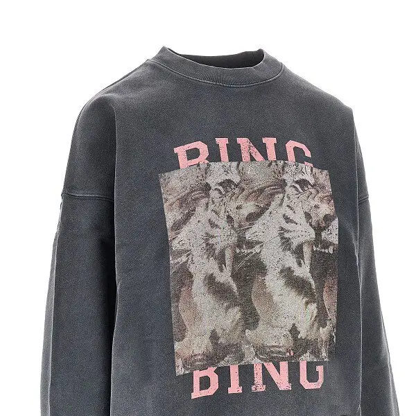 ANINE BING Miles Sweatshirt - Washedblack