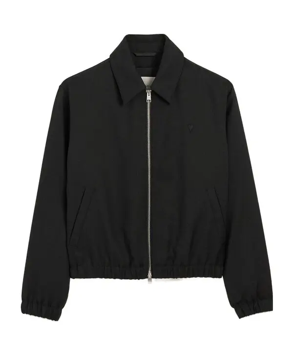 AMI Paris Quilted Wool Jacket