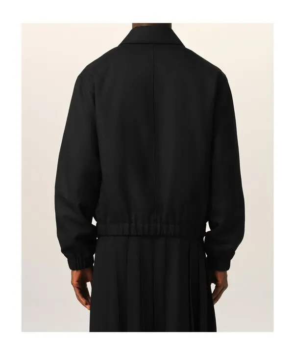 AMI Paris Quilted Wool Jacket