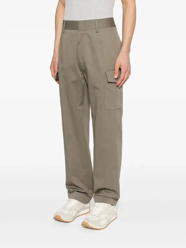 Dsquared2 Cargo Pants With Flap Pockets And Cuffed Legs - Gray