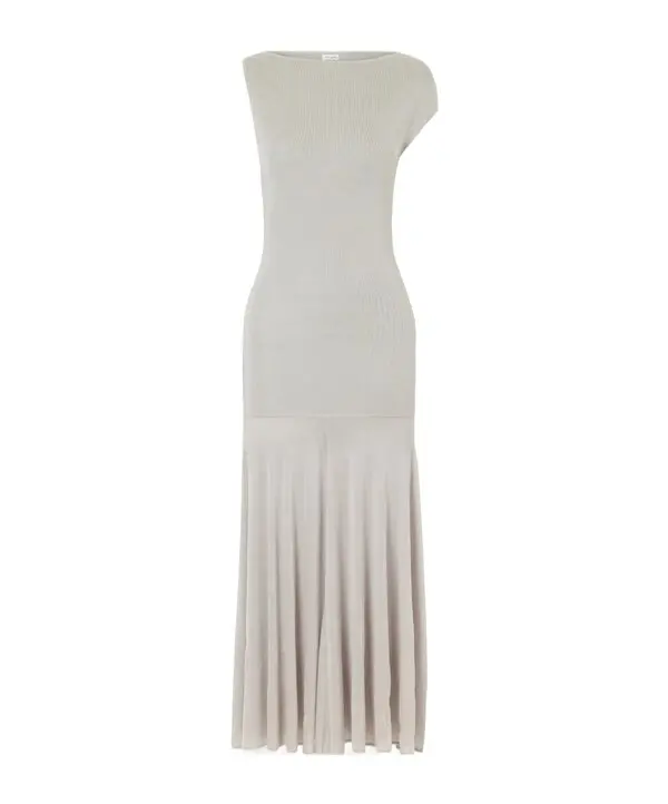 ST. AGNI Asymmetrical Dress - White