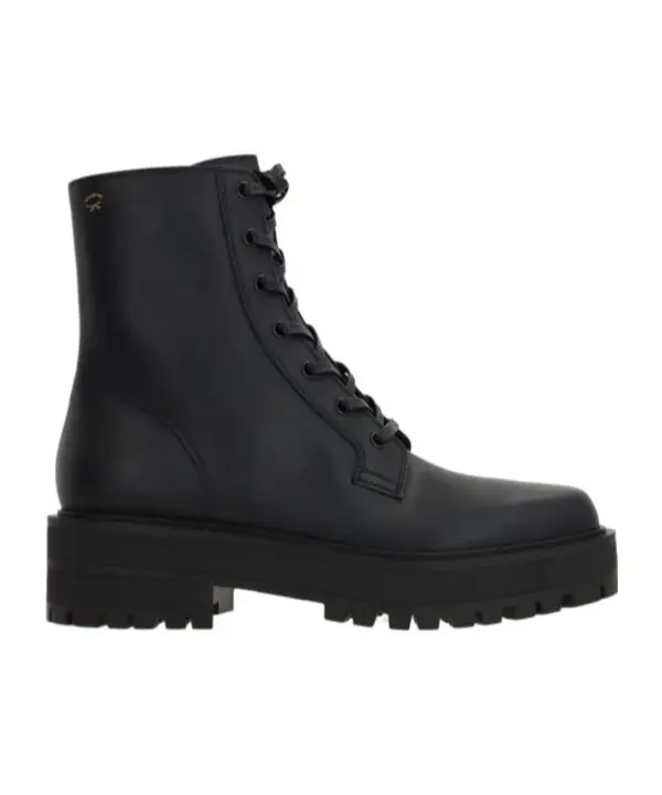 GIANVITO ROSSI Embroidered Leather Ankle Boots