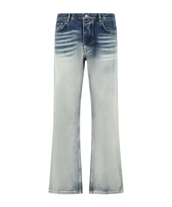 Off-White Half Arrow Slim Relaxed' Cotton Jeans