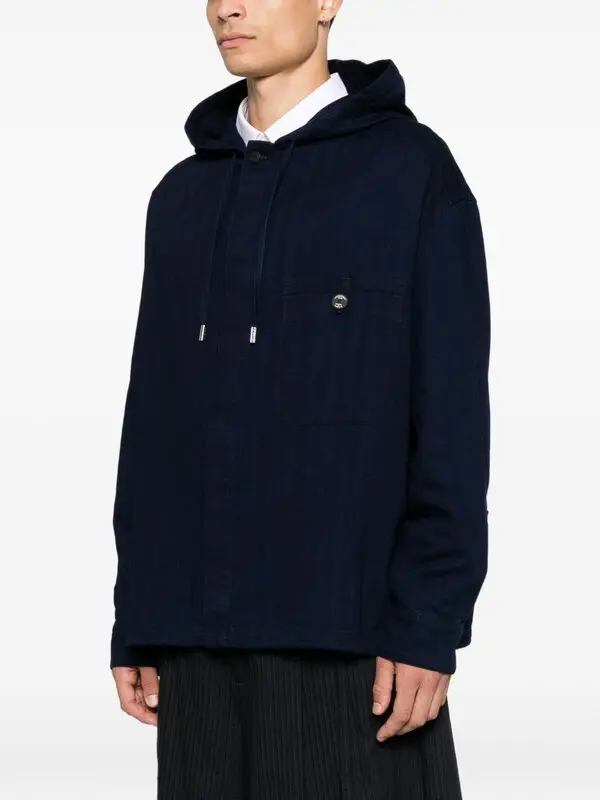 Jacquemus Hooded Chest-pocket Shirt