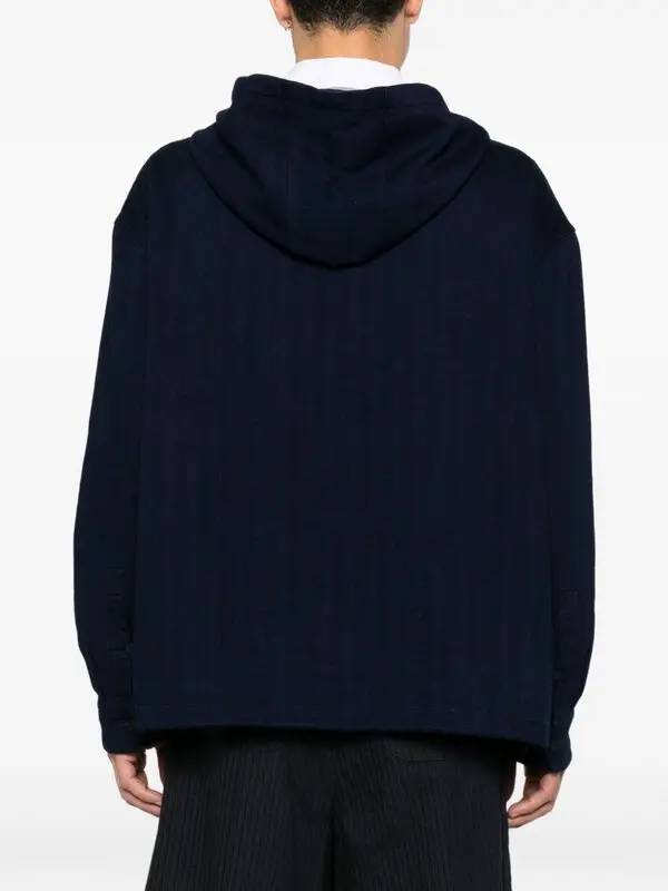 Jacquemus Hooded Chest-pocket Shirt