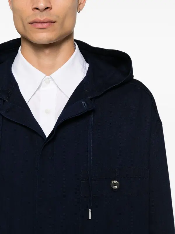 Jacquemus Hooded Chest-pocket Shirt