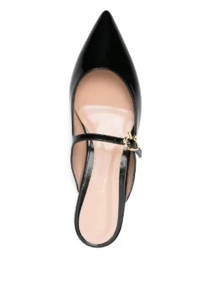 GIANVITO ROSSI Patent-leather Mules