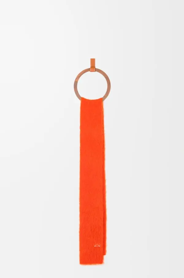 Loewe Logo Scarf - Oranges