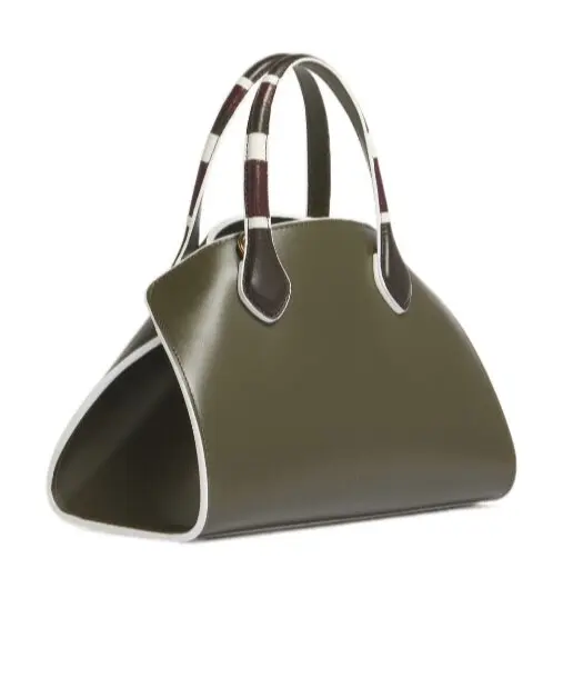 Marni Overlap Small Top Handle Tote Bag