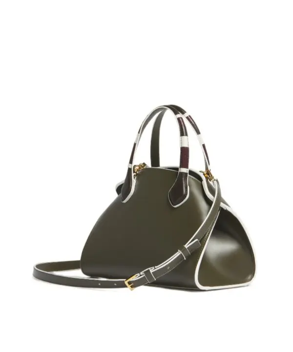 Marni Overlap Small Top Handle Tote Bag