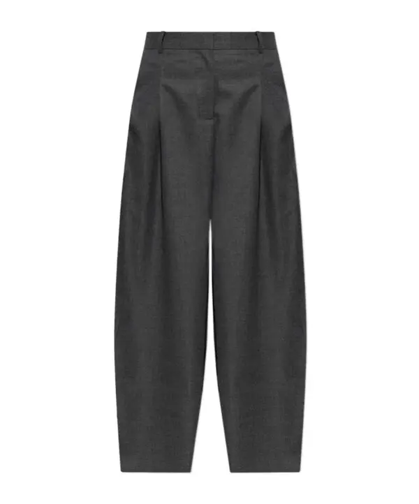 BY MALENE BIRGER Casual Trousers With Belt Loops - Grey