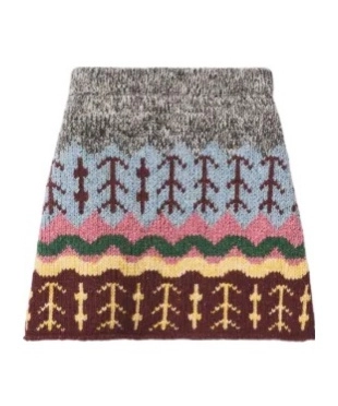 La DoubleJ Mini Skirt - Multicolor