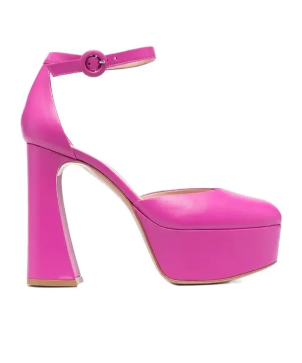GIANVITO ROSSI Holly D'orsay Platform Pumps