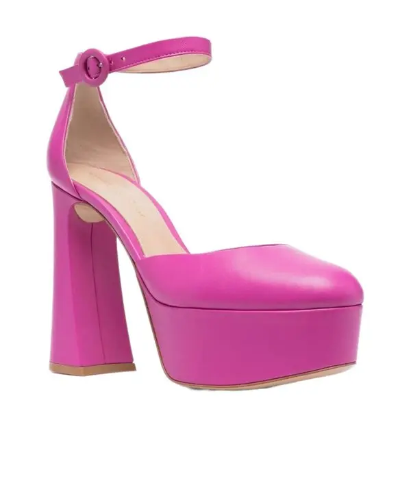 GIANVITO ROSSI Holly D'orsay Platform Pumps