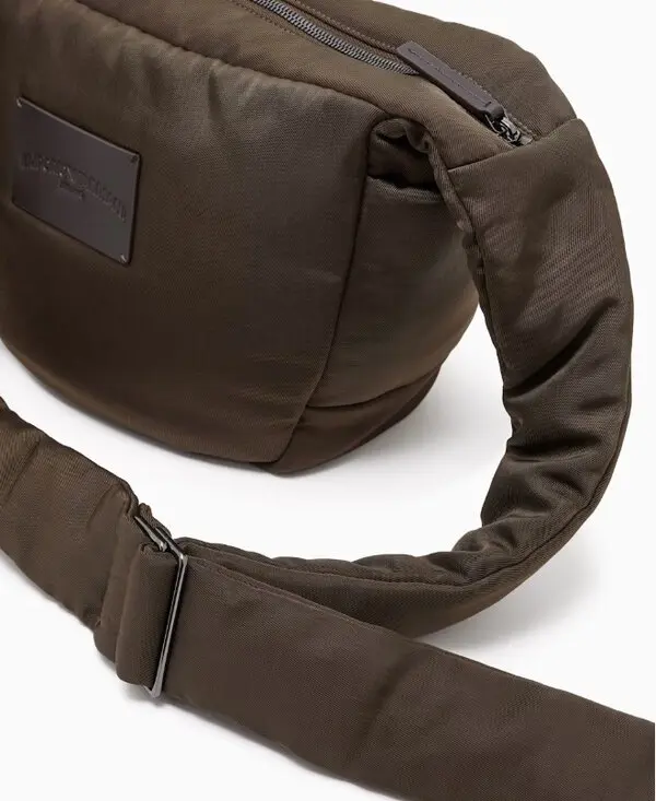 Emporio Armani Padded Nylon Shoulder Bag