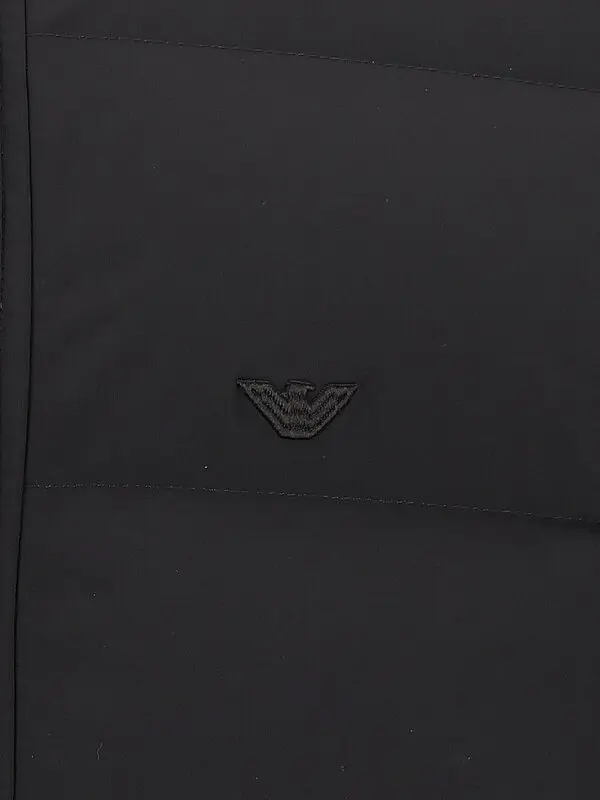 Emporio Armani High Neck Zip-up Bomber Jacket