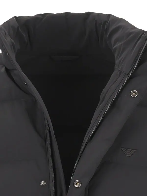Emporio Armani High Neck Zip-up Bomber Jacket