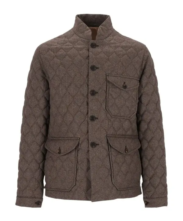 Emporio Armani Diamond-quilted Jacket - No