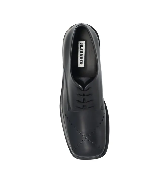 JIL SANDER Perforated Lace-up Derby
