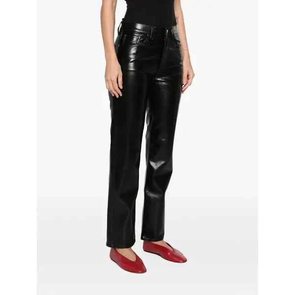 AGOLDE Glossy Straight-leg Trousers