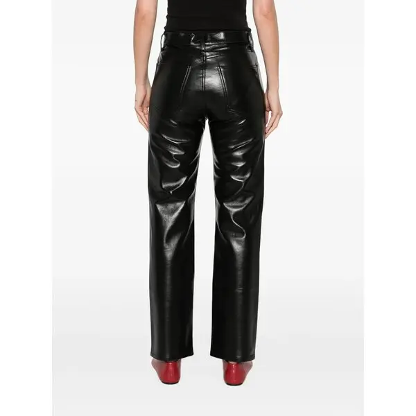 AGOLDE Glossy Straight-leg Trousers