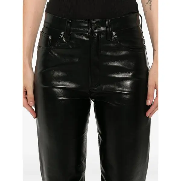 AGOLDE Glossy Straight-leg Trousers