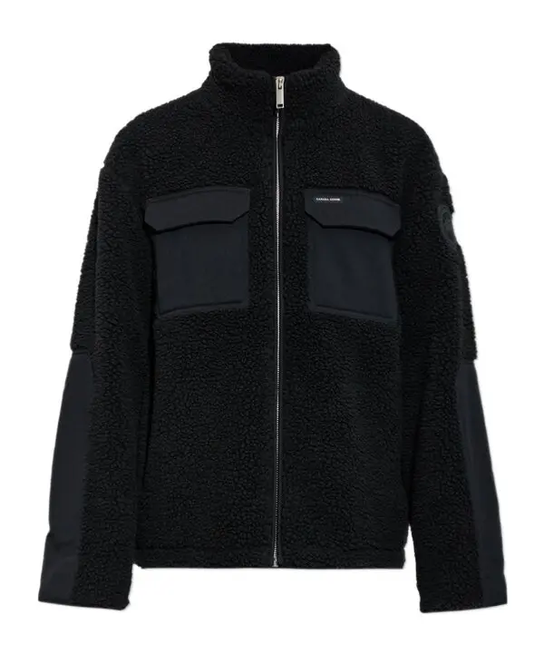 Canada Goose Zip-up Fleece Jacket With Pockets