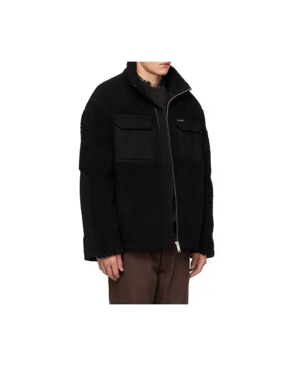 Canada Goose Zip-up Fleece Jacket - Black