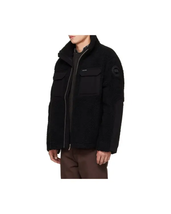 Canada Goose Zip-up Fleece Jacket - Black