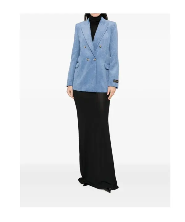 ERMANNO FIRENZE Double-breasted Corduroy Blazer