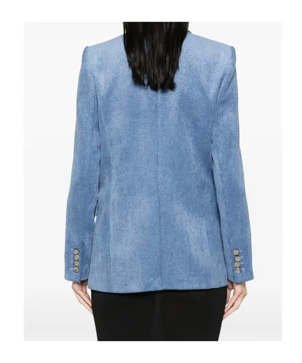 ERMANNO FIRENZE Double-breasted Corduroy Blazer