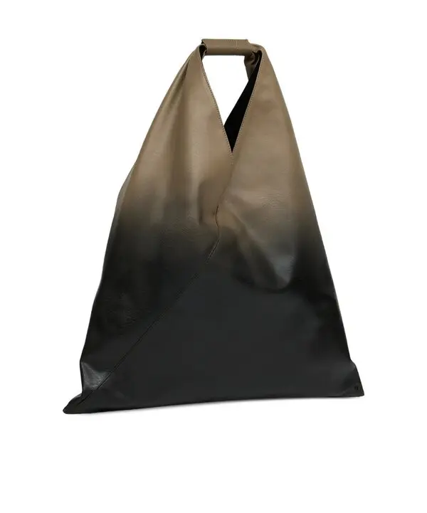 MAISON MARGIELA Ombre Effect Triangular Silhouette Top Handle Shoulder Bag