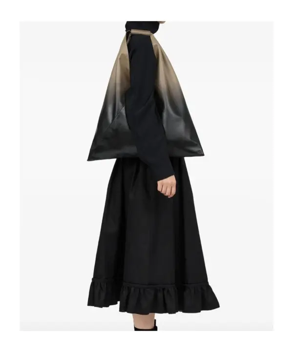 MAISON MARGIELA Ombre Effect Triangular Silhouette Top Handle Shoulder Bag