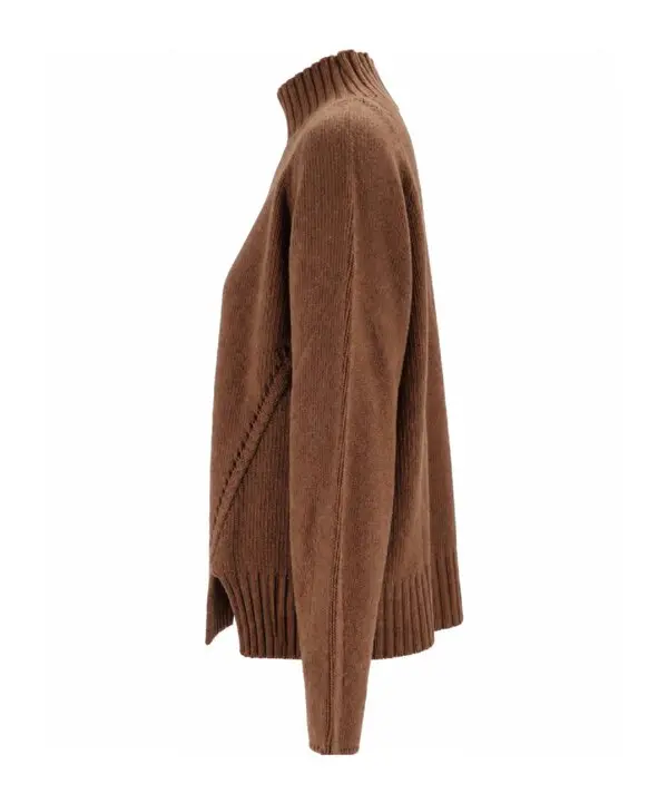 ERMANNO FIRENZE Embellished High-neck Sweater