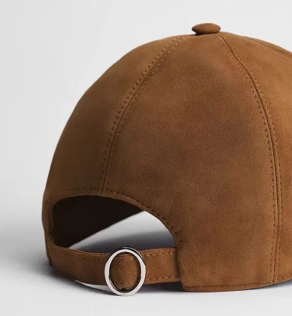 Dior Suede Lambskin Baseball Cap - Camel