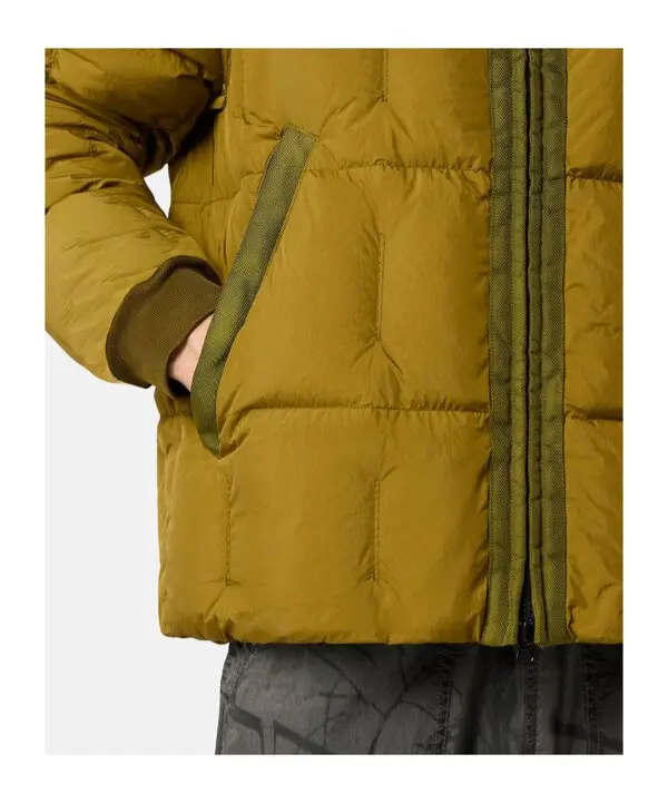 Stone Island Hooded Down Jacket With Wind Resistance