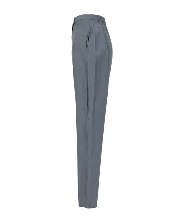 Emporio Armani Elastic-waist Straight Pants