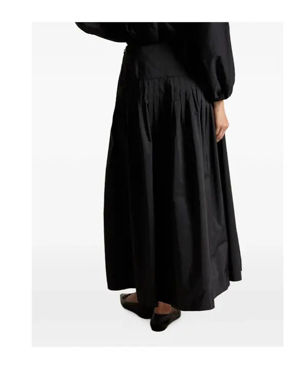 Ralph Lauren High-waisted Pleated Flared Skirt