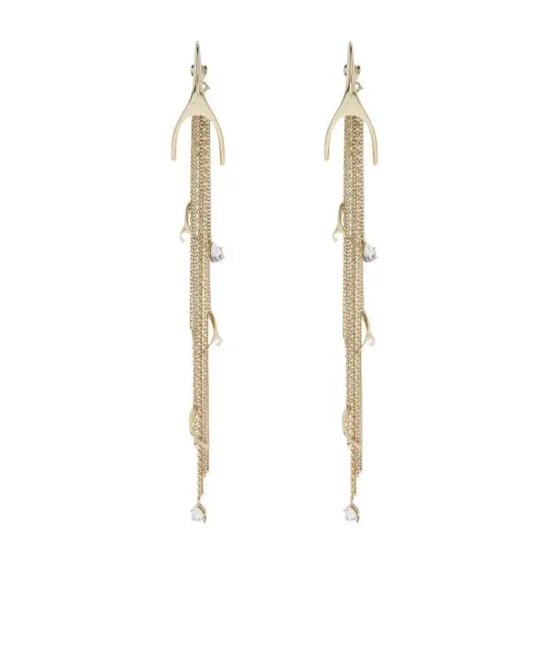 Alexander McQueen Chain Pendant Earrings