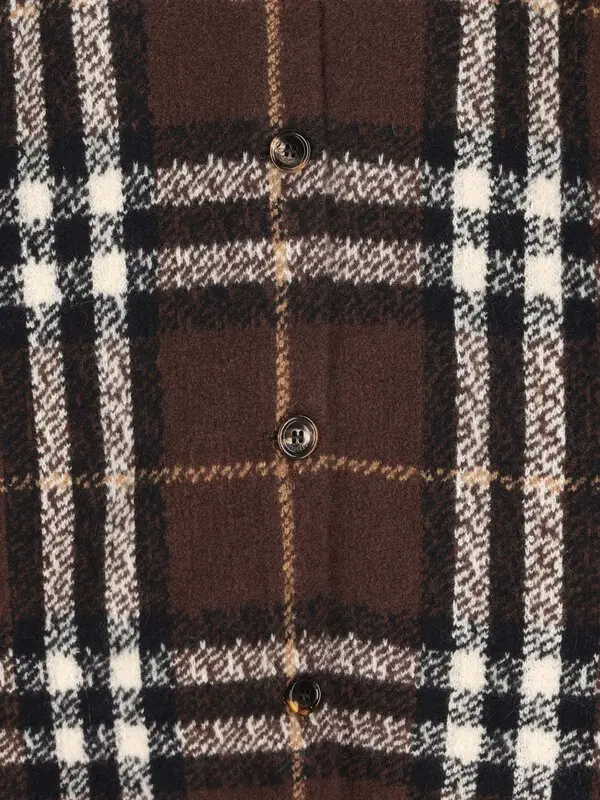 Burberry Check Cashmere Overshirt