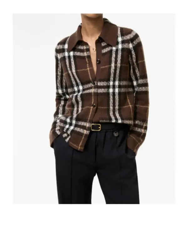 Burberry Check Cashmere Overshirt