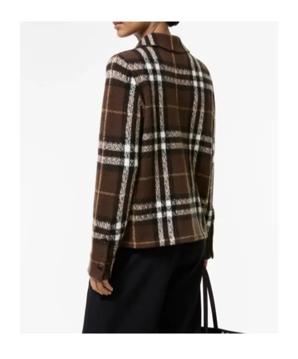 Burberry Check Cashmere Overshirt