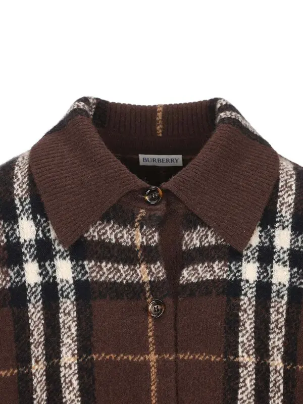 Burberry Check Cashmere Overshirt