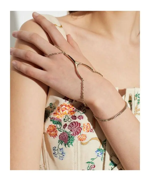 Alexander McQueen Sculpted Pendant Bracelet