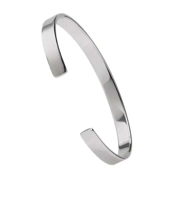 MAISON MARGIELA Logo Flat Cuff Bracelet