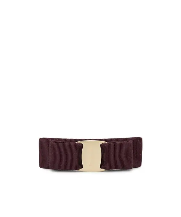 FERRAGAMO Vara Bow Hairclip - Plum