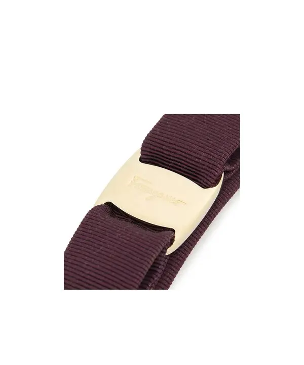 FERRAGAMO Vara Bow Hairclip - Plum