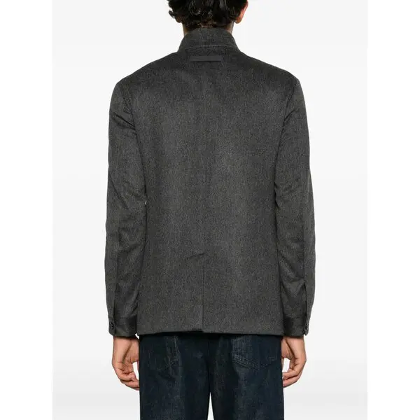 Zegna Long-sleeve High-neck Jacket