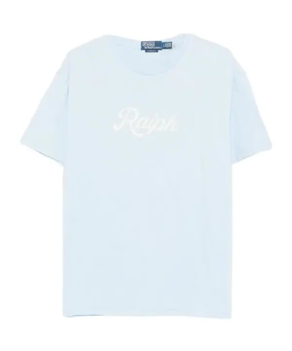 Ralph Lauren Polo Logo Printed Crewneck T-shirt - Light Blue