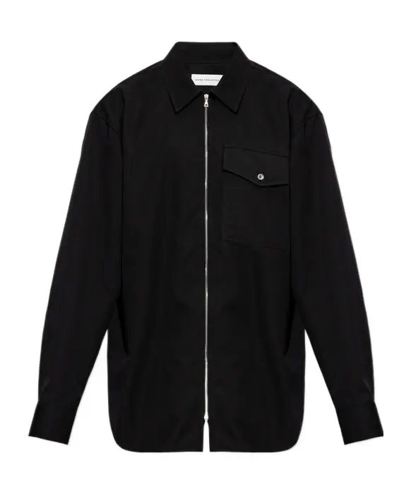 Dries Van Noten Long-sleeved Shirt - Black
